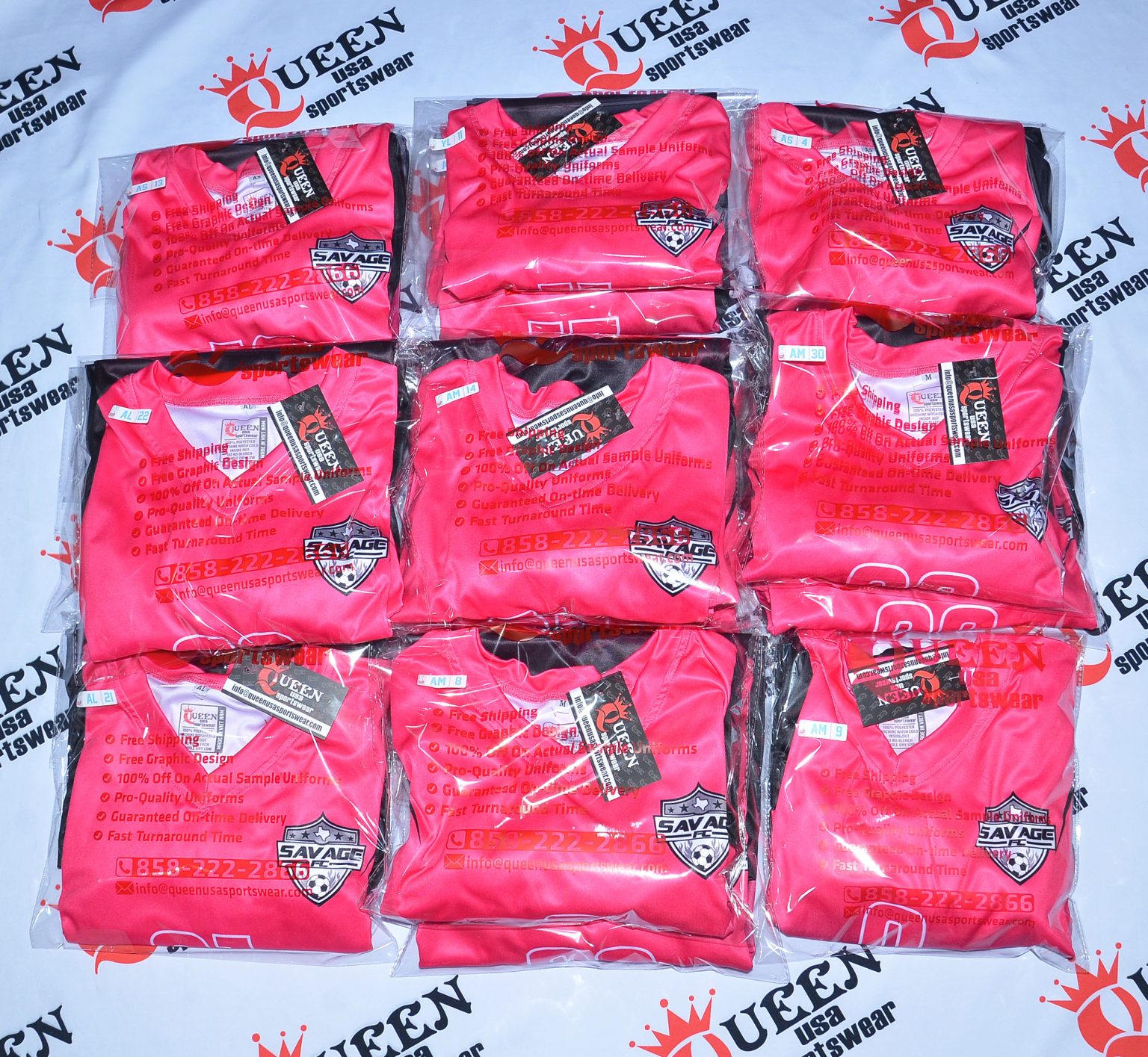 Team Sports Uniforms | Queen Sportswear Custom Team Packages